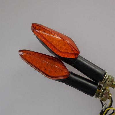 China 12V High Power Universal Black Motorcycle LED Turn Signal Rear Light Indicator for sale
