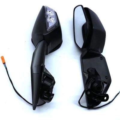 Cina Specchio laterale retrovisore nero con luci di segnale di svolta per Kawawsaki Ninja ZX10R in vendita