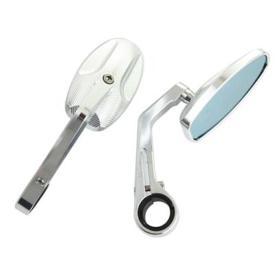 China Newly Released Motorcycle Side Mirrors with CNC Aluminium Material Glass Size 99*55mm for sale