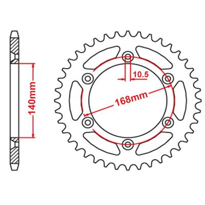 Cina Fate risaltare la vostra BMW F650GS F800GS F800R con il nostro sprocket posteriore personalizzato 525 41T/42T in vendita