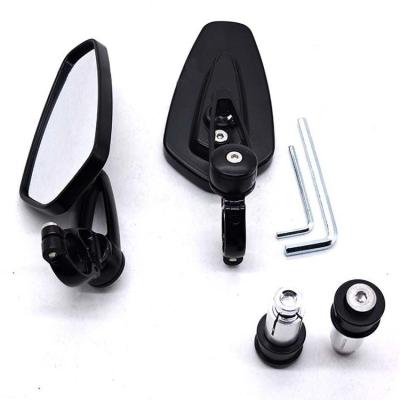 China Motorcycle Glass Size 112*60MM Universal CNC Rearview Mirror for Custom Aluminum Alloy for sale