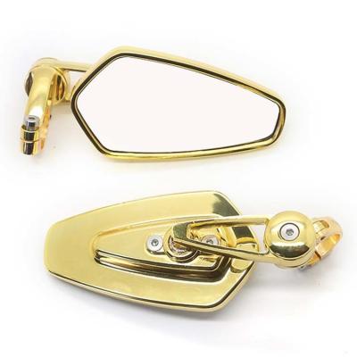 China Motorcycle Glass Size 112*60MM Universal CNC Rearview Mirror for Custom Aluminum Alloy for sale
