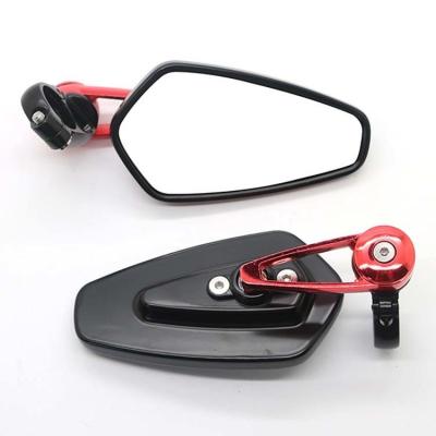 China Motorcycle Glass Size 112*60MM Universal CNC Rearview Mirror for Custom Aluminum Alloy for sale