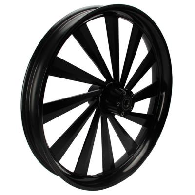 China 21 x 3.5 Anodized CNC Forged Aluminum Alloy Wheels for Harley Davidson Enthusiasts for sale