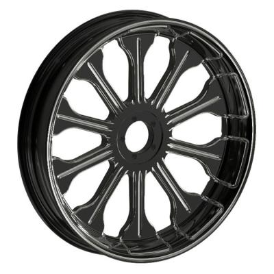 Cina Nero 18 21 23 26 30 pollici motociclistico Forgiato Fuso di alluminio per Harley Rimpiazzare / Riparazione in vendita