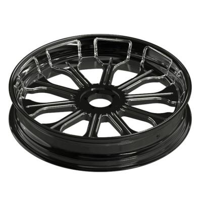 Cina Nero 18 21 23 26 30 pollici motociclistico Forgiato Fuso di alluminio per Harley Rimpiazzare / Riparazione in vendita