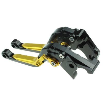 Cina Logo personalizzato Modificato CNC Legatura di alluminio motocicletta freno e leva di frizione per Yamaha YZF R1 R6 R15 in vendita