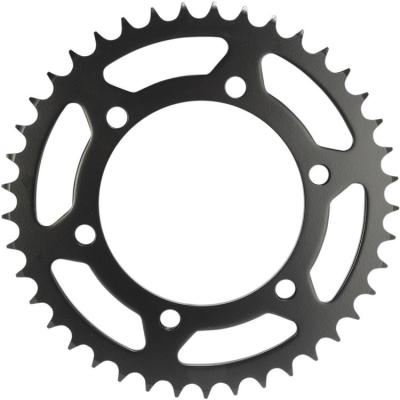 Cina 43T Black Steel Motocross Racing Sprocket 520 per Kawasaki Z300 EX300 Ninja 300 Z250SL in vendita