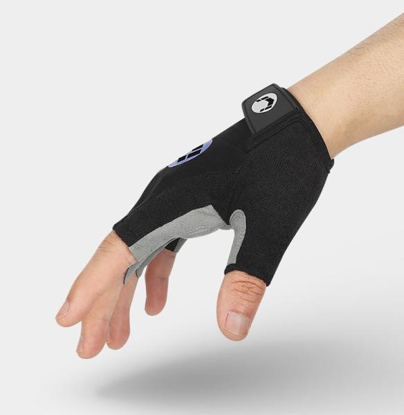 Quality Anti-Slip Shock-Absorbing Summer Half Finger Motorcycle Gloves with Custom for sale