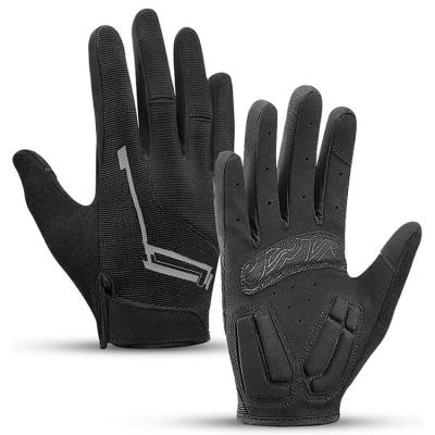 China Full Finger Sports Touch Screen Gloves with Custom Shock Absorption and Non-slip Style for sale