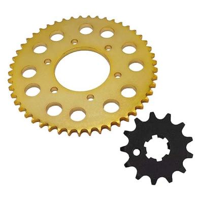 China Gepersonaliseerde 428 42T 14T Sprocket Set voor Yamaha Sniper 150 Perfect Fitment gegarandeerd Te koop