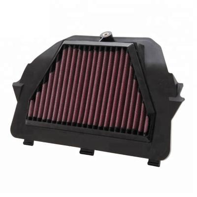 China Red Replacement High Flow Air Filter for Yamaha YZF R6 Motorcycle Washable and Reusable for sale