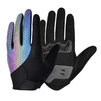 Cina Logo personalizzato Full Finger Microfiber Touch Screen Sport Guanti da bicicletta in vendita
