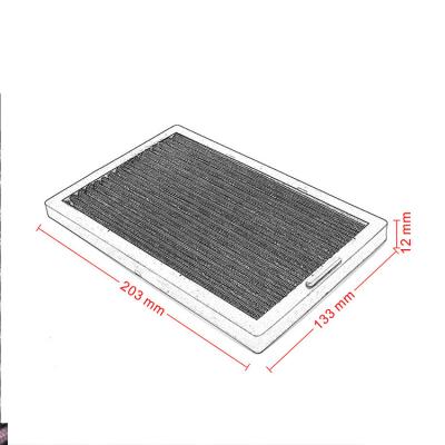 Cina Filtro d'aria per moto di carta di gomma per Kawasaki Z250 ER250 Ninja300 Z300 ER300 Custom in vendita
