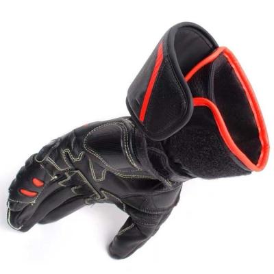 Cina Guanti da moto invernali in pelle unisex con protezione impermeabile e antincollisione in vendita