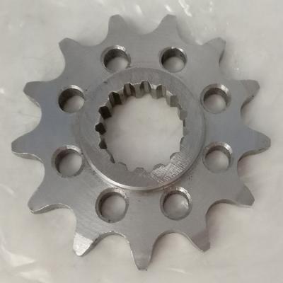 China Custom Steel 520 11-15T Motorcycle Front Sprocket voor KTM Off Road Duurzaam en stevig Te koop