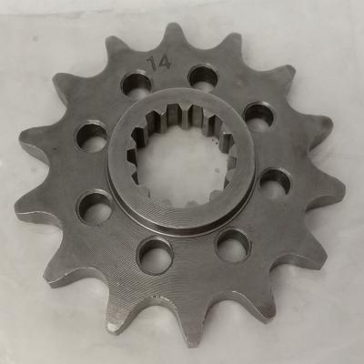 China Custom Steel 520 11-15T Motorcycle Front Sprocket voor KTM Off Road Duurzaam en stevig Te koop