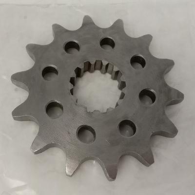 China Custom Steel 520 11-15T Motorcycle Front Sprocket voor KTM Off Road Duurzaam en stevig Te koop