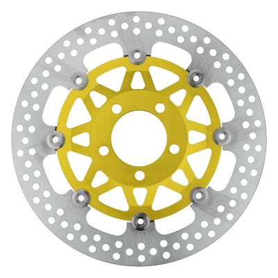 Cina Disco freno fluttuante anteriore personalizzato da 280 mm per Kawasaki KR 250 KR-1 Top Performance in vendita