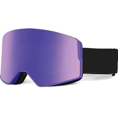 China Adjustable Anti Slip Elastic Strap Magnetic Ski Goggles for Customized Fashion Design for sale