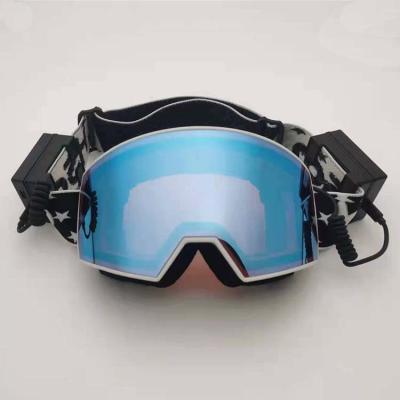 Cina Imita lenti REVO riscaldate elettricamente Motoslitte Occhiali da sci in neve con batteria personalizzata in vendita