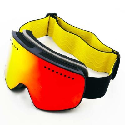 China Customized Support Magnetic Ski Goggles for Winter Sports and Anti-fog Protection for sale