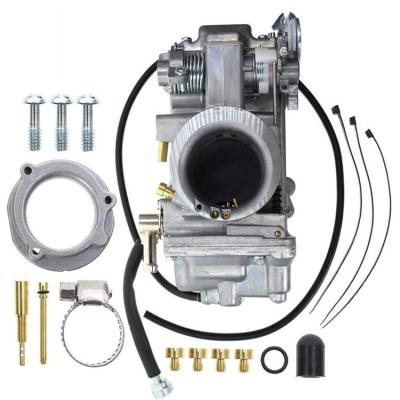 China Cor Natural Mikuni HSR Carburador de Carbono 42-18 42mm Easy Kit Para Harley EVO Twin Cam Evo à venda