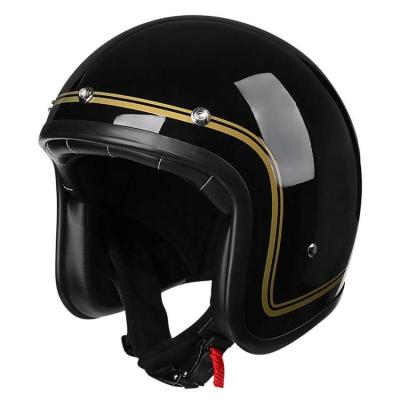 Cina Casco ABS Retro Vintage per motociclette 3/4 faccia aperta con materiali in vendita