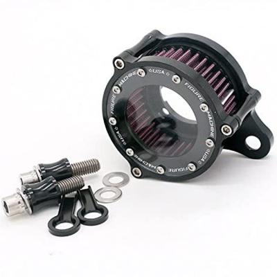 Κίνα Καφέ Μαύρο 109 * 65mm CNC Αλουμίνιο Κιτ καθαρισμού αερίου φίλτρων μοτοσυκλέτας για Harley Sportster XL883 XL1200 προς πώληση