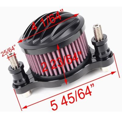 China CNC aluminium motorfietsluchtfilter voor Harley Sportster 883 1200 Te koop