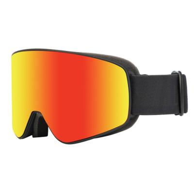 China Double Layer Foam Anti-fog UV Protective Lens Adult Snow Ski Goggles for High Demand for sale