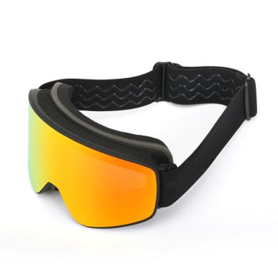 China Double Layer Foam Anti-fog UV Protective Lens Adult Snow Ski Goggles for High Demand for sale
