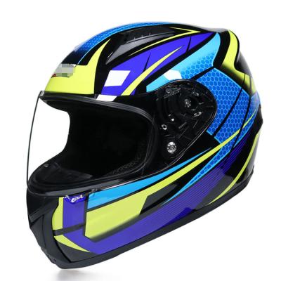 Cina Campione Casco a faccia intera fare campione per Custom DOT approvato motocicletta sportiva in vendita