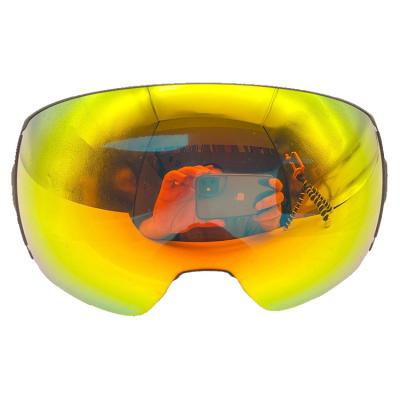 中国 マグネティックレンズと1/2/3層の顔泡付きのカスタマイズされたデザインのスキーゴーグル 販売のため
