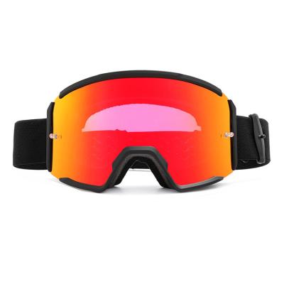 China Customized Color 2023 Model UV 400 Polarized Lens Motocross Goggles for Enduro Racing for sale