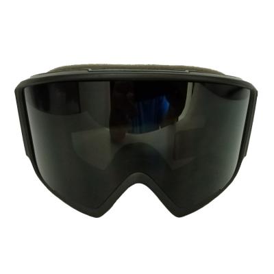 China Adult Cylindrical Lens Type Custom Anti-fog Anti UV Ski Goggle with Detachable Strap for sale