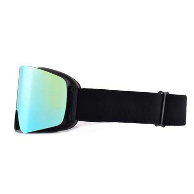 China Custom Cylindrical Lens Type Double Lens Magnetic Ski Goggles with TPU PC Material for sale