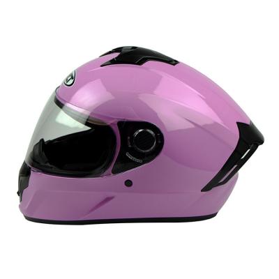 Cina Casco per motociclisti a faccia piena rosa con materiale ABS e design personalizzato in vendita