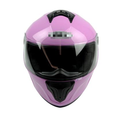 Cina Casco per motociclisti a faccia piena rosa con materiale ABS e design personalizzato in vendita