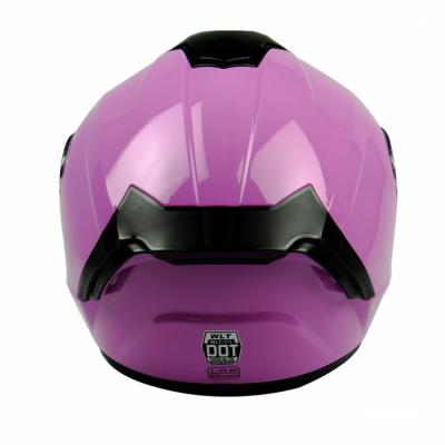 Cina Casco per motociclisti a faccia piena rosa con materiale ABS e design personalizzato in vendita