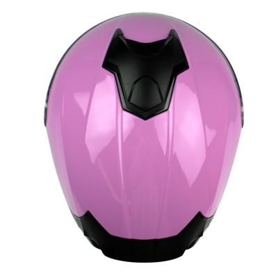 Cina Casco per motociclisti a faccia piena rosa con materiale ABS e design personalizzato in vendita
