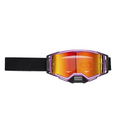 China Gepersonaliseerde kleur Anti-Slip Elastische riem Motorfiets Racing Dirtbike Goggles Brillen Te koop