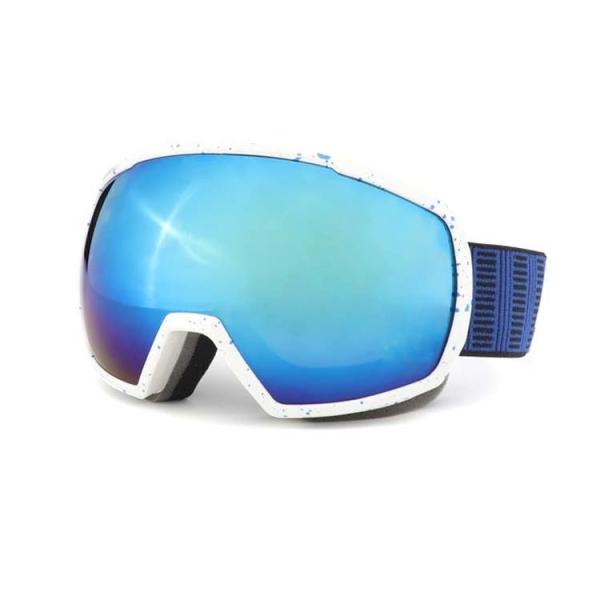 Quality OEM logo Accepting OTG UV400 Anti Fog Spherical Ski Goggle with Spherical Lens for sale