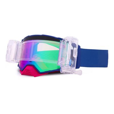 Cina Custom 50mm Dirt Bike Motocross MX Occhiali Roll Off Opzioni di design personalizzabili in vendita