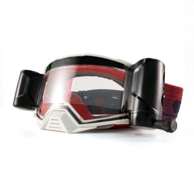 Cina Custom 50mm Dirt Bike Motocross MX Occhiali Roll Off Opzioni di design personalizzabili in vendita