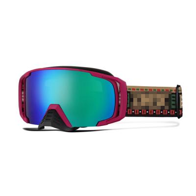 Cina Anti-nebbia UV400 Occhiali da corsa MX Motocross personalizzati con protezione del naso e logo personalizzato in vendita