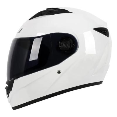 中国 DOT ECE 承認 全顔型オートバイヘルメット カスタム 双面視鏡 頭の安全保護 販売のため