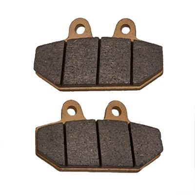 China 82 x 42 x 10 mm aangepaste gesinterde achterremkussels voor Harley Davidson FLFB FLFBS FLHCS FXBRS Te koop