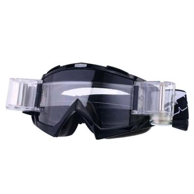 Cina Fai campioni personalizzati Anti UV400 Protezione Dirt Bike Motocross Roll Off Occhiali in vendita