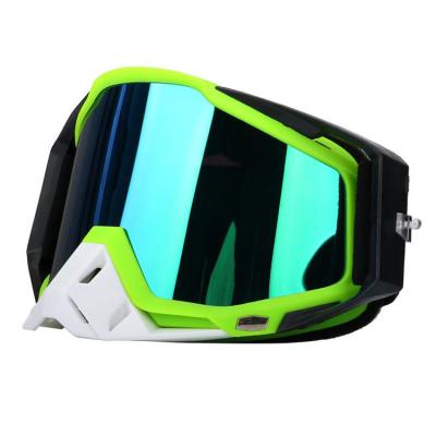 China Custom Logo Windproof Motorcycle Racing Goggles with Anti Scratch and Impact Resistance for sale